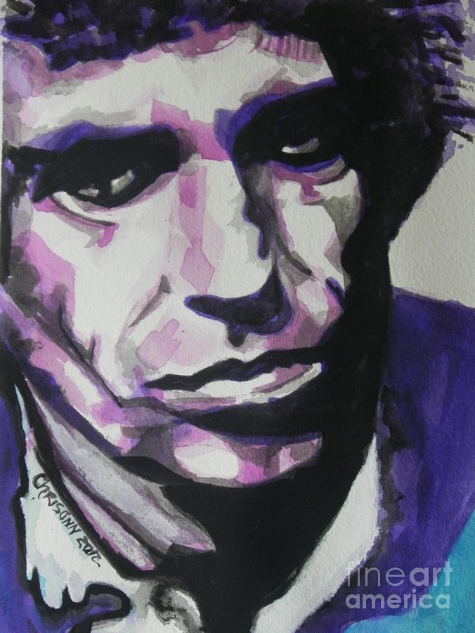 Keith Richards Painting by Chrisann Ellis - Fine Art America