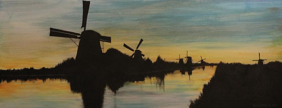 Kinderdijk Painting by Mark Bruning - Fine Art America