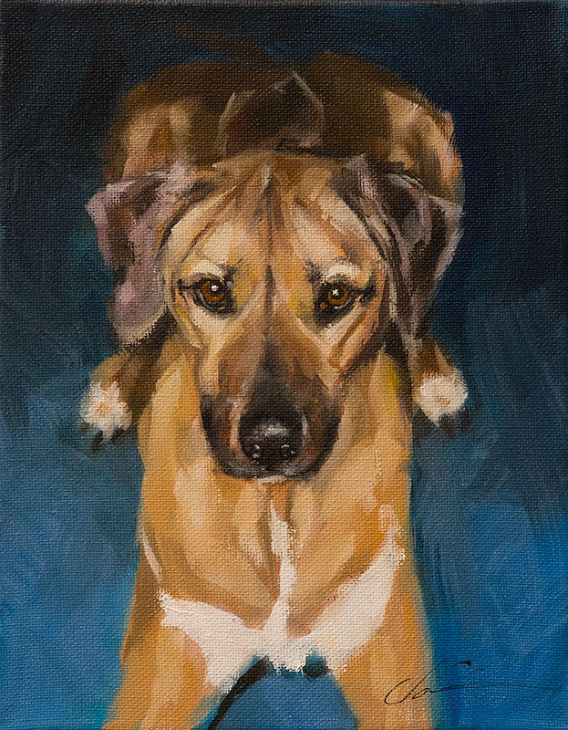 Kizzy Painting by Clair Hartmann | Fine Art America