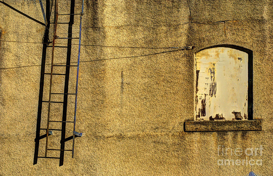 Ladder and window Photograph by Jim Wright - Fine Art America