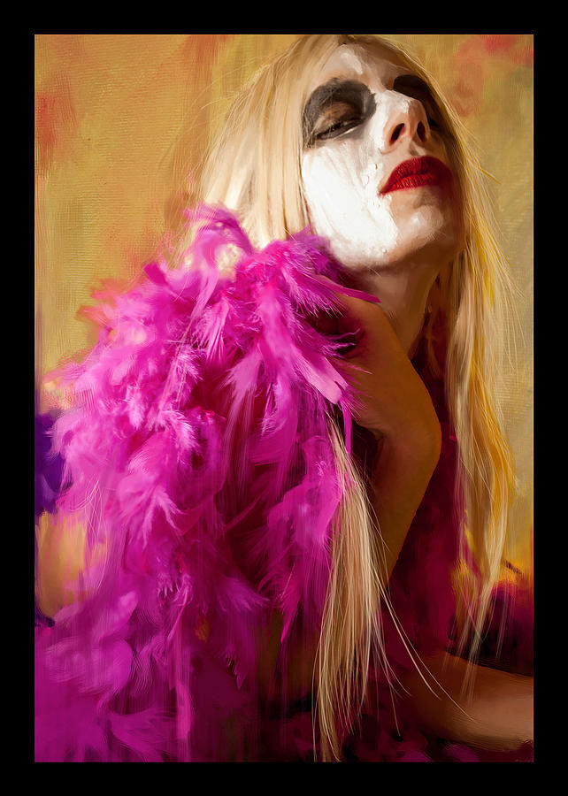 Lady Dada Mixed Media by Miedho - Fine Art America