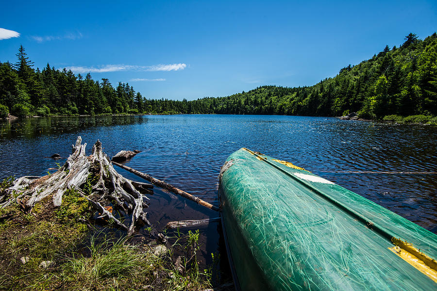 Lake Solitude Canoe Photograph by Jeff Ortakales - Fine Art America