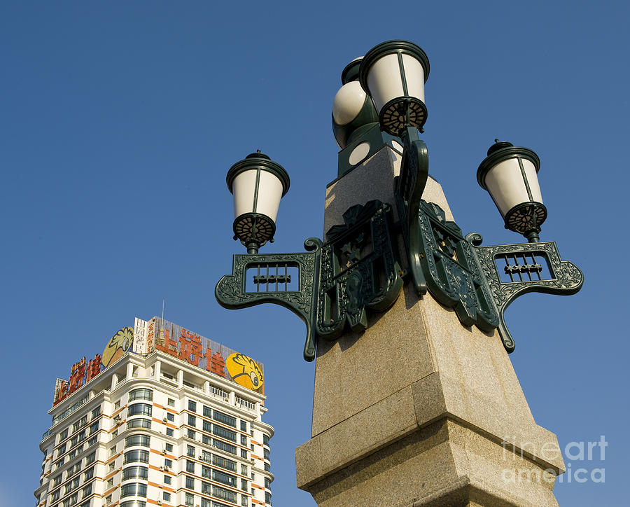 Lamp Post, China Photograph by John Shaw | Pixels