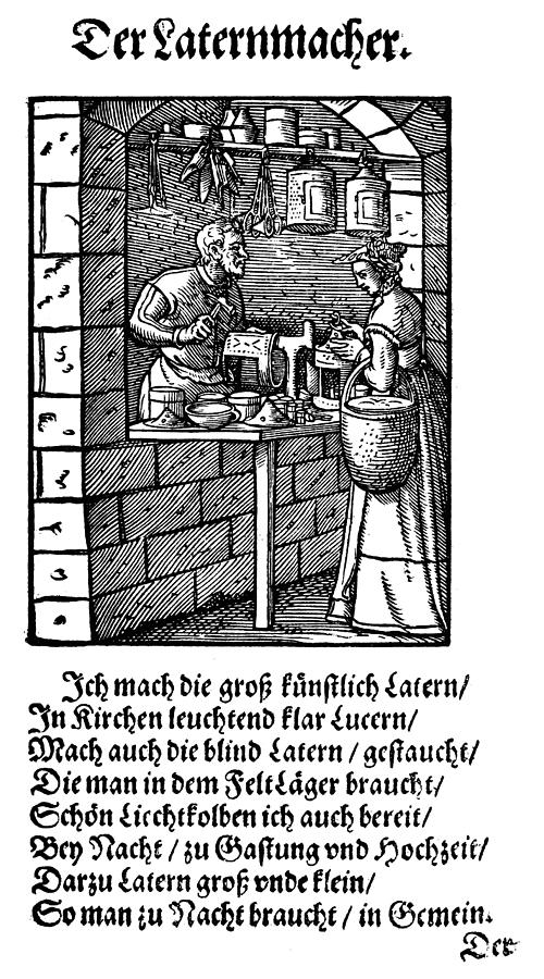 Lantern Maker, 1568 Painting by Granger - Fine Art America