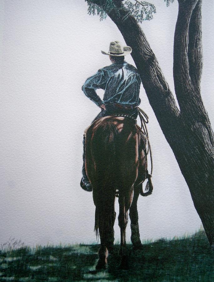 Leaning Tree Painting by Robert Pace Kidd | Fine Art America