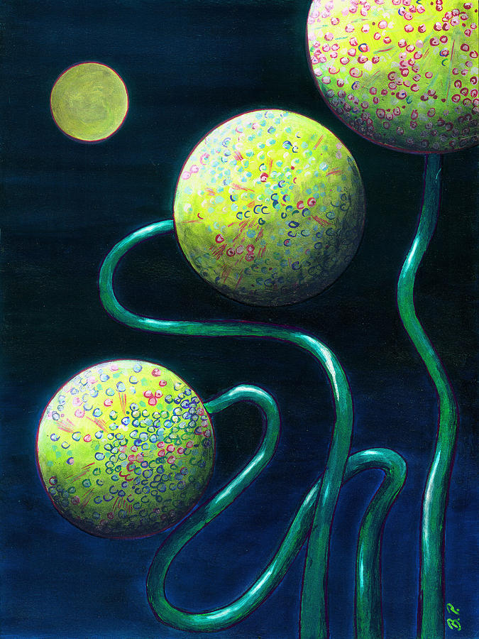 Leeks Painting by Barbara Persch - Pixels