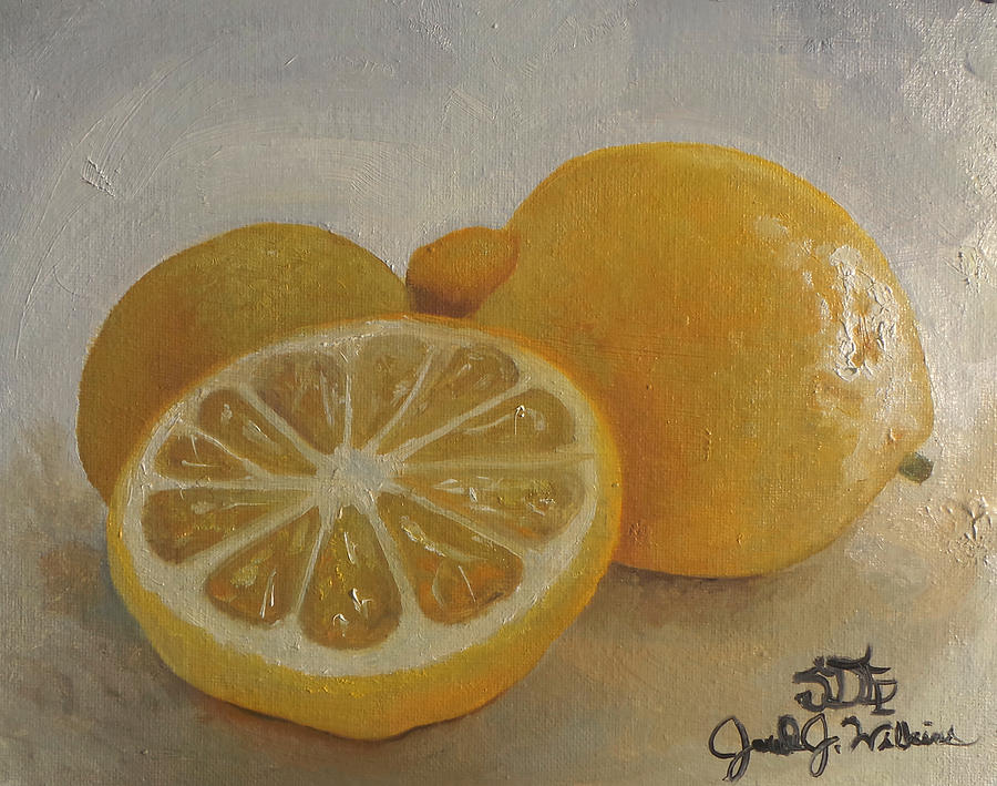 Lemons Painting by Jared Wilkins - Fine Art America