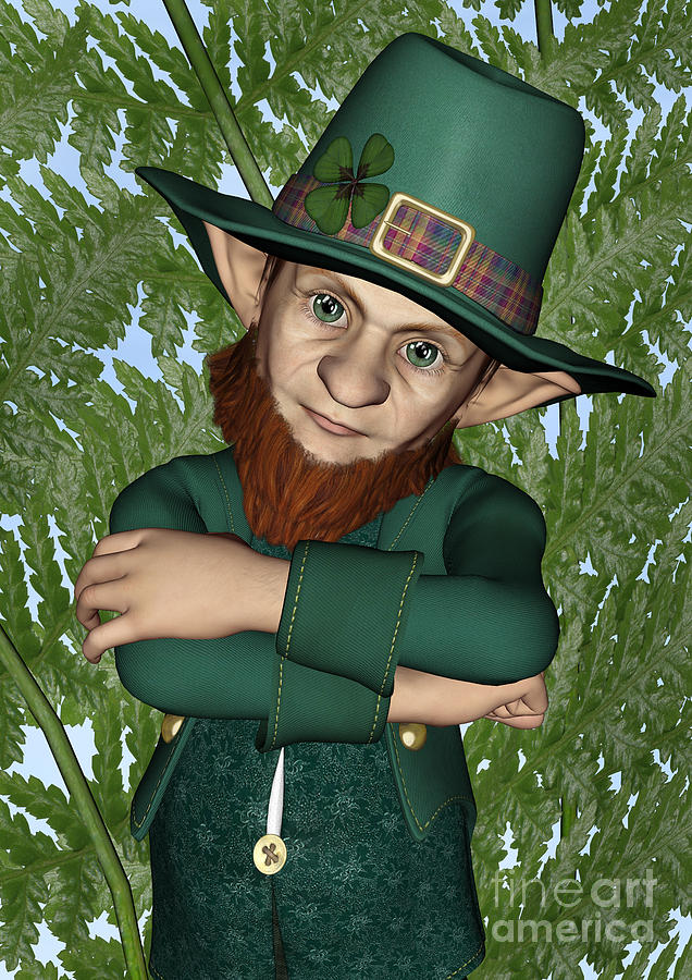 Leprechaun Digital Art by Design Windmill - Fine Art America