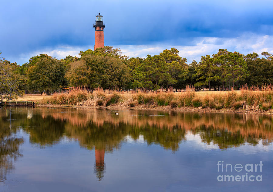 Lighthouse Reflection Pyrography by Dan Waters - Fine Art America