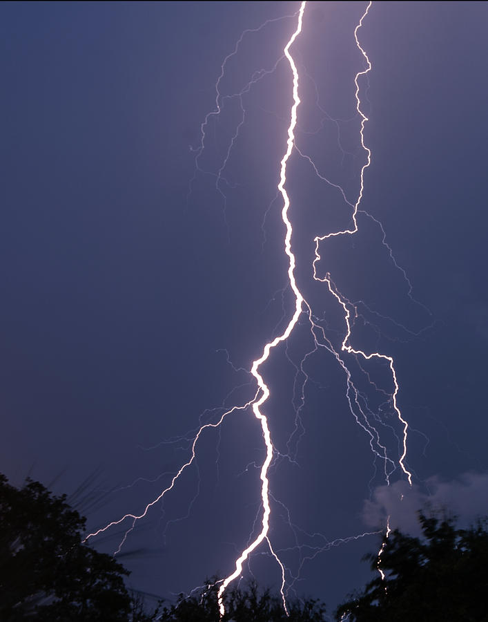 Lightning vertical Photograph by Terry Shoemaker | Fine Art America