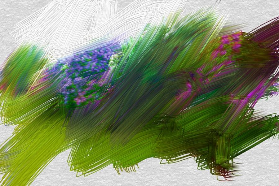 Lilacs Digital Art by Pierre Bourque - Fine Art America