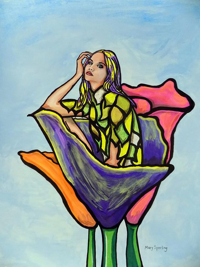 Lilies Mixed Media by Mary Sperling - Fine Art America