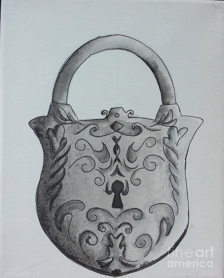 Lock Painting by Jessica Niven - Pixels