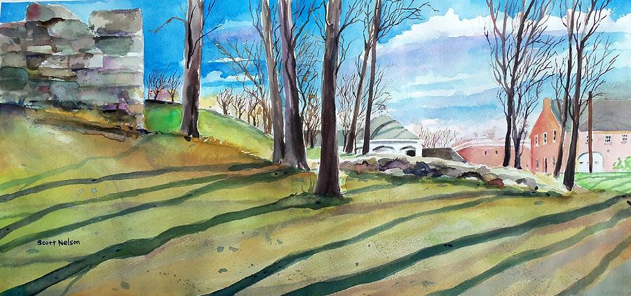Long Shadows Painting by Scott Nelson - Fine Art America