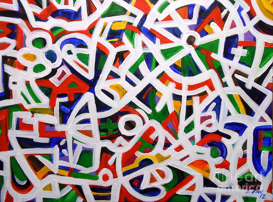 Loop the Loop Painting by E Dan Barker - Fine Art America