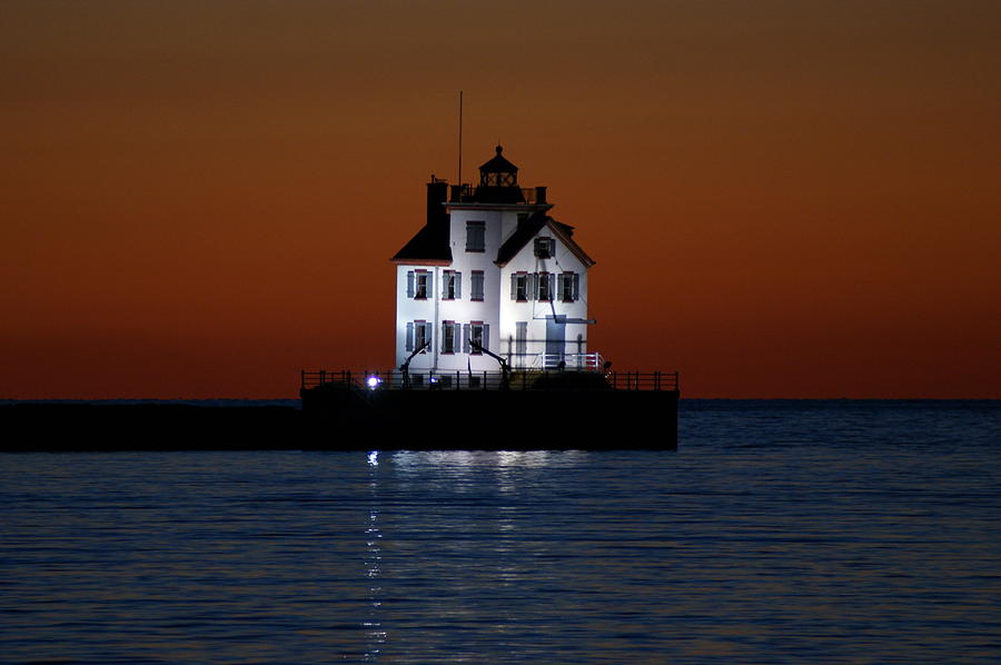 Lorain Lighthouse Photograph by Robert Bodnar - Fine Art America