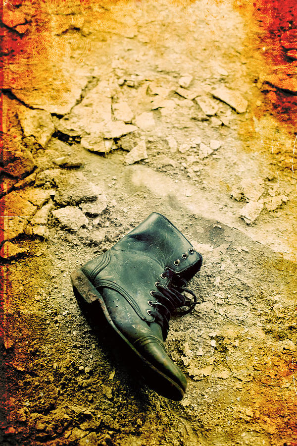Lost boot Photograph by Innershadows Photography Lost boot Photograph by Innershadows Photography