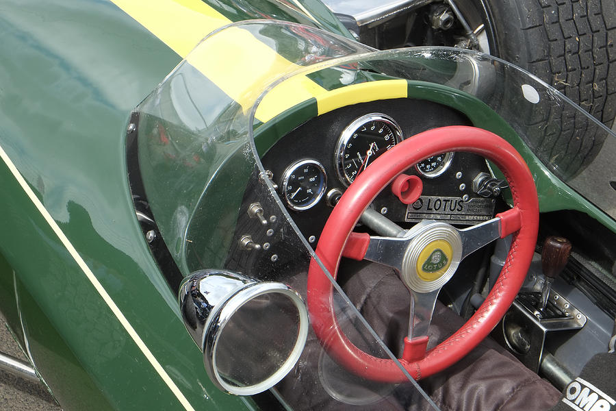 Lotus 35 Cockpit Photograph by Adrian Beese - Fine Art America