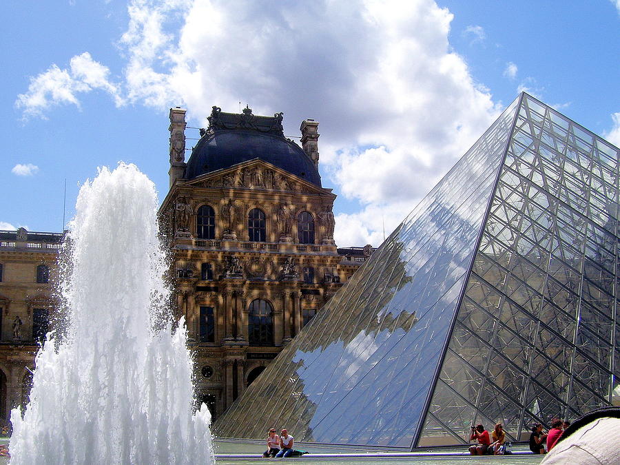 Louvre Reflection Photograph by Joy Risner - Fine Art America