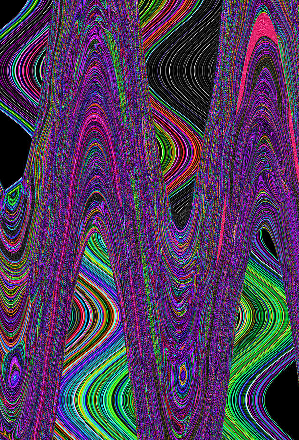 M Wave Digital Art by Phillip Mossbarger - Fine Art America