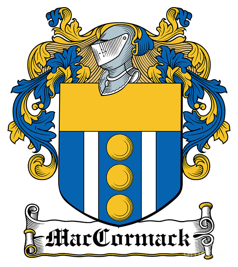 MacCormack Coat of Arms Irish Digital Art by Heraldry - Fine Art America
