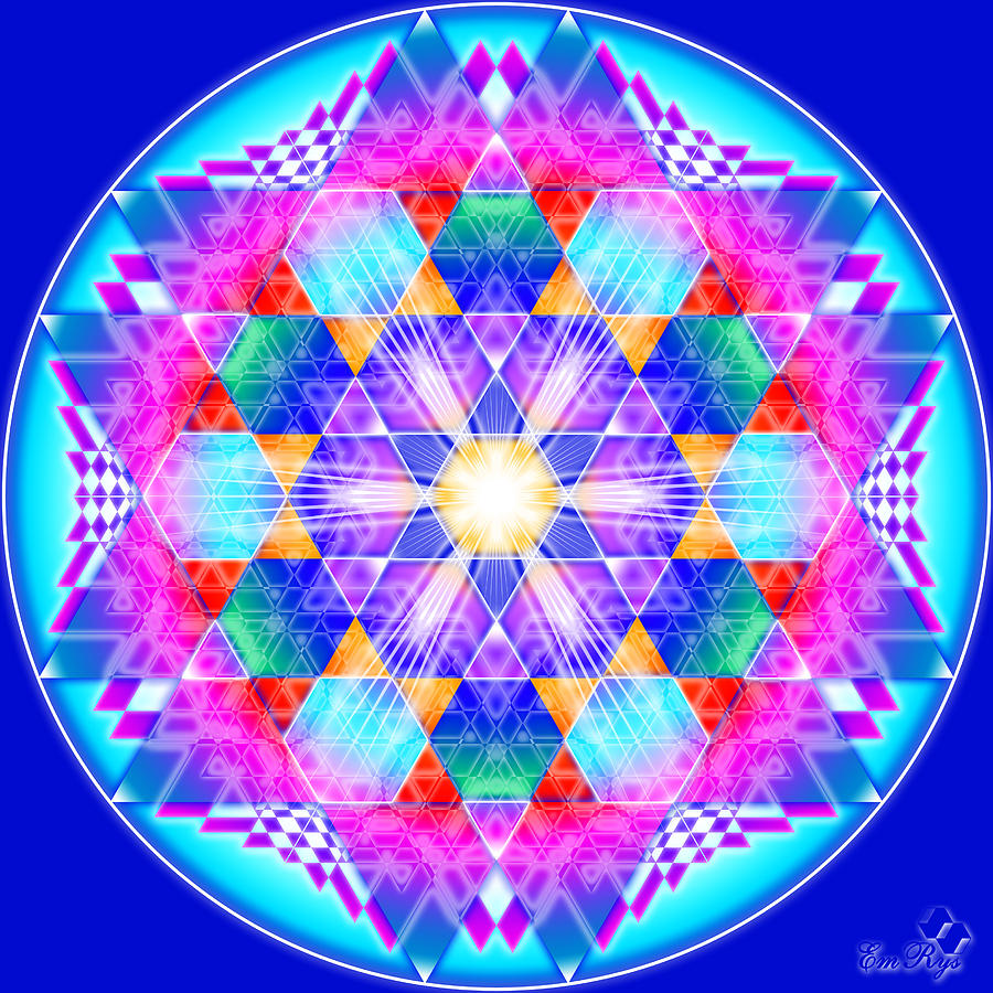 Magic Triangles v2 Digital Art by Emrys - Fine Art America