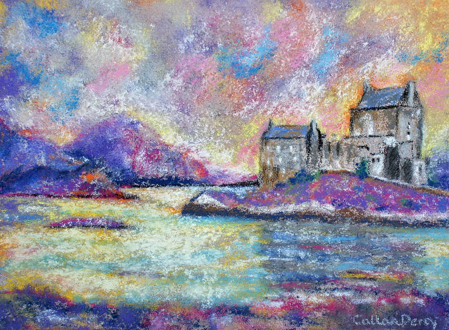 Magical Scottish Castle Painting by Callan Art
