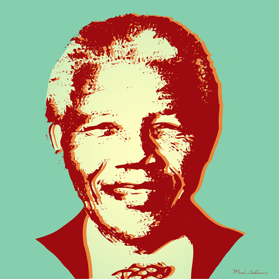 Mandela Digital Art by Mark Ashkenazi - Fine Art America