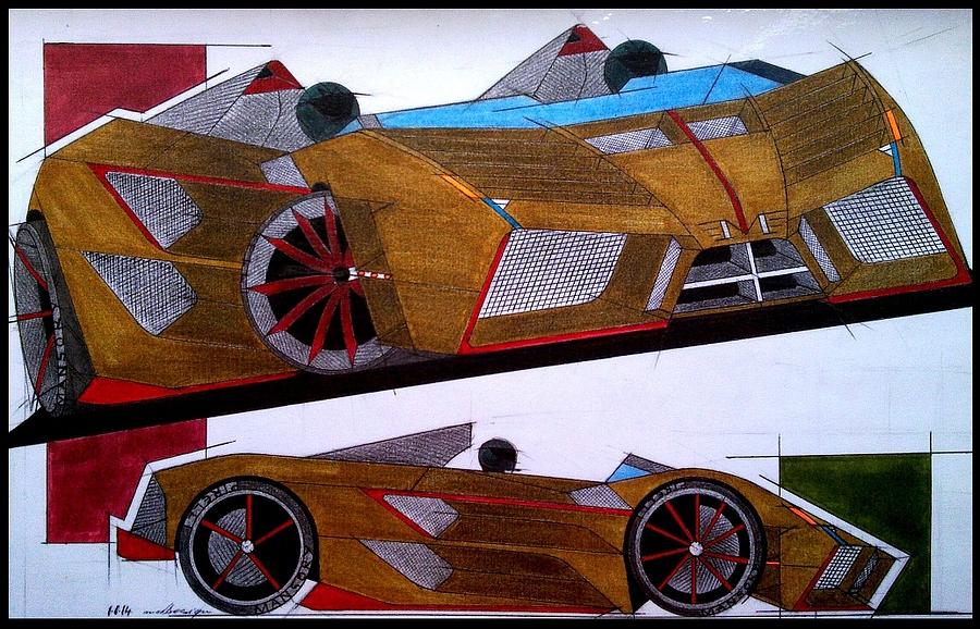 Mansory KM-TRR Drawing by Allexander DM - Fine Art America
