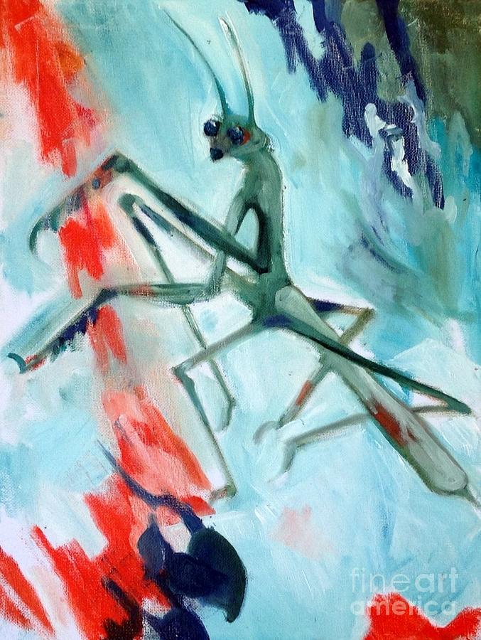 Mantis Painting by Chris Walker | Pixels