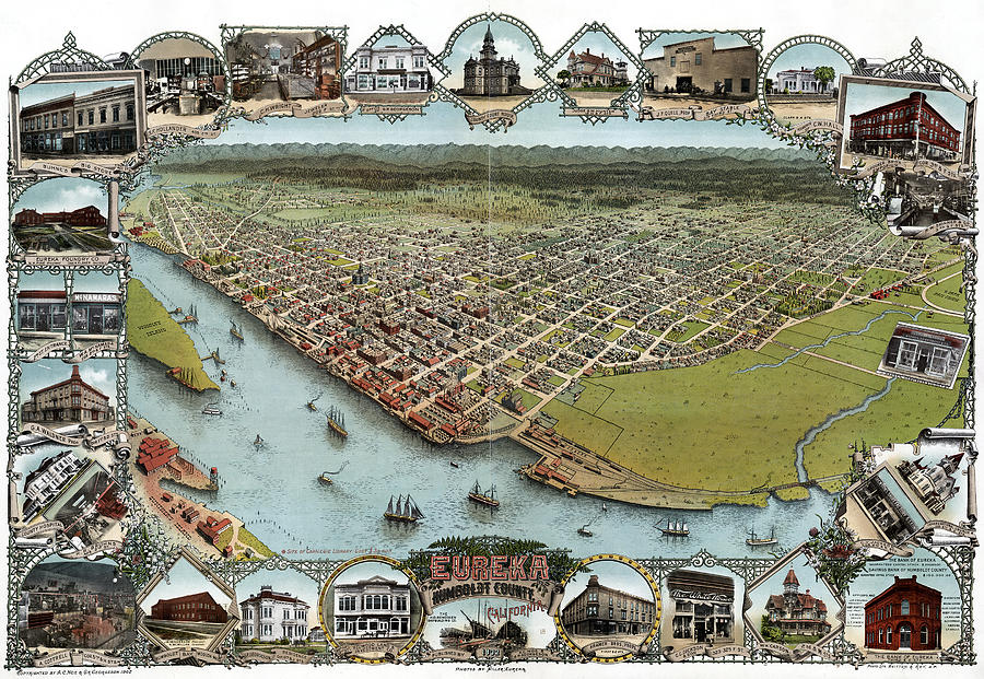 Map Eureka, 1902 Drawing by Granger - Pixels