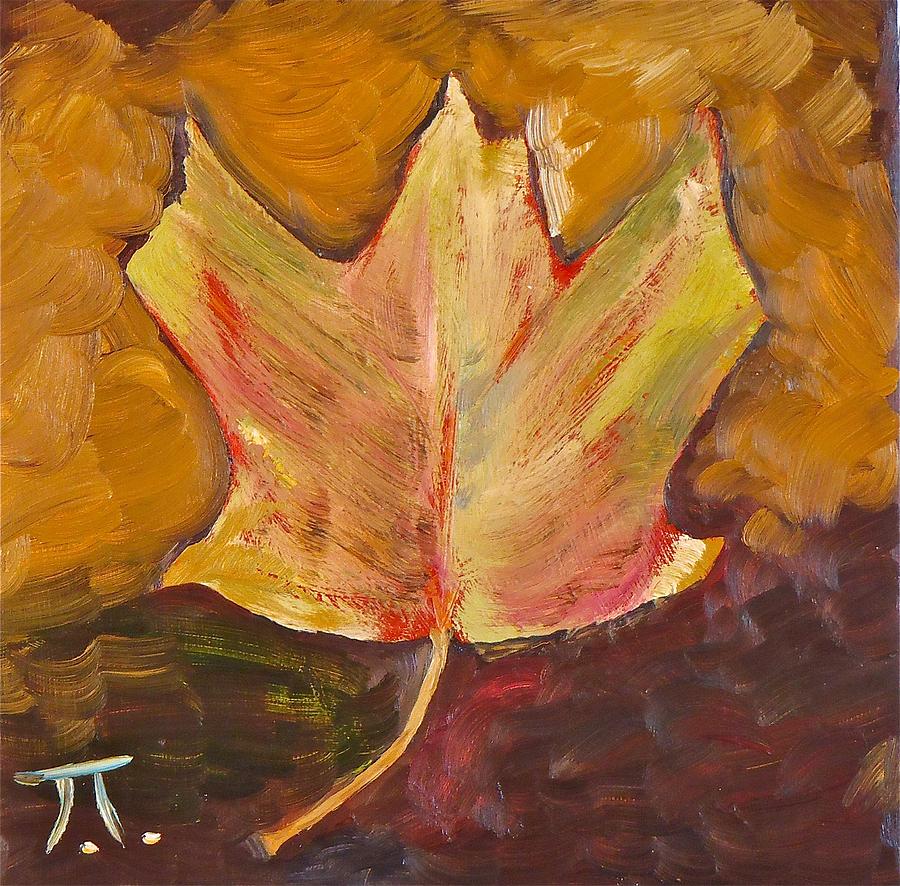 Maple Leaf Painting by Troy Thomas - Fine Art America