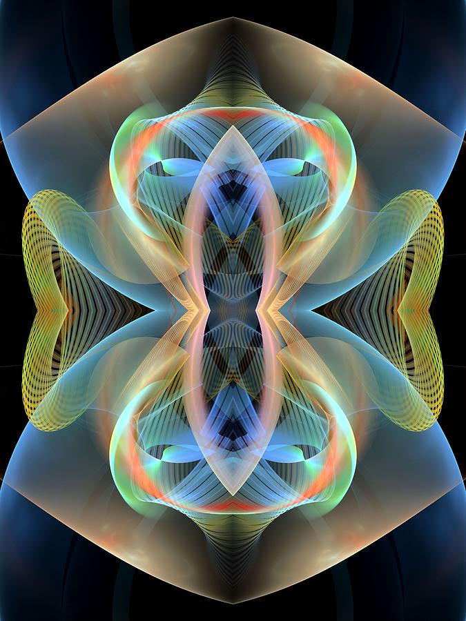 Mardi-Gras-Panel-Left-or-Right Digital Art by Bill Campitelle | Fine ...