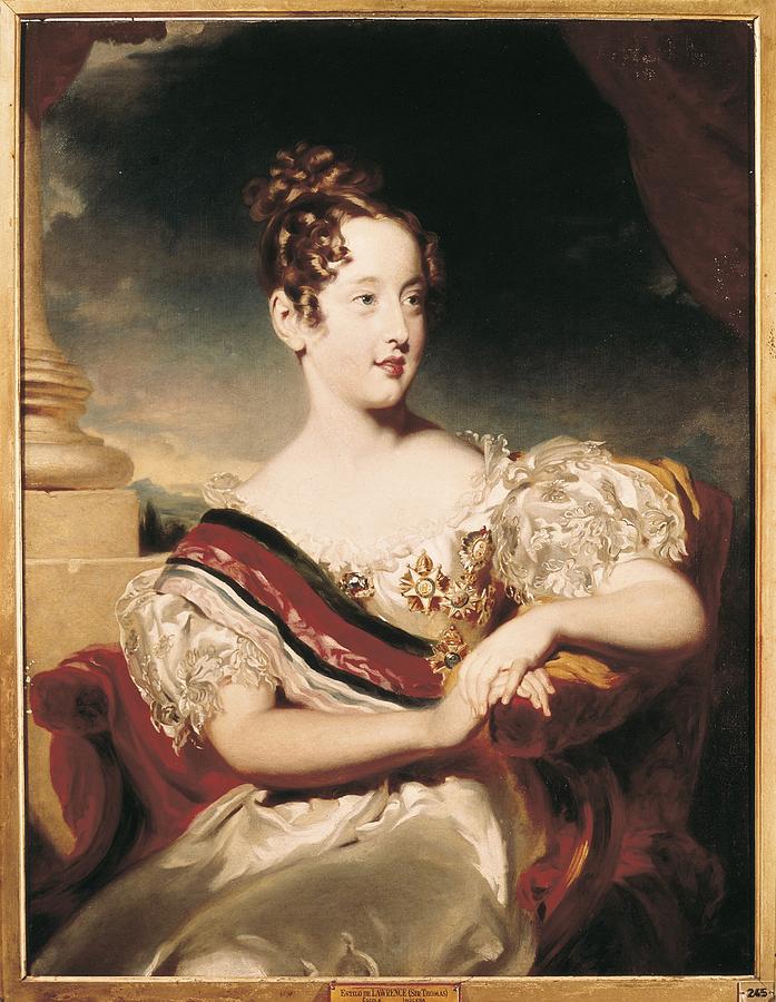 Maria II Of Bragança 1819-1853. Queen by Everett