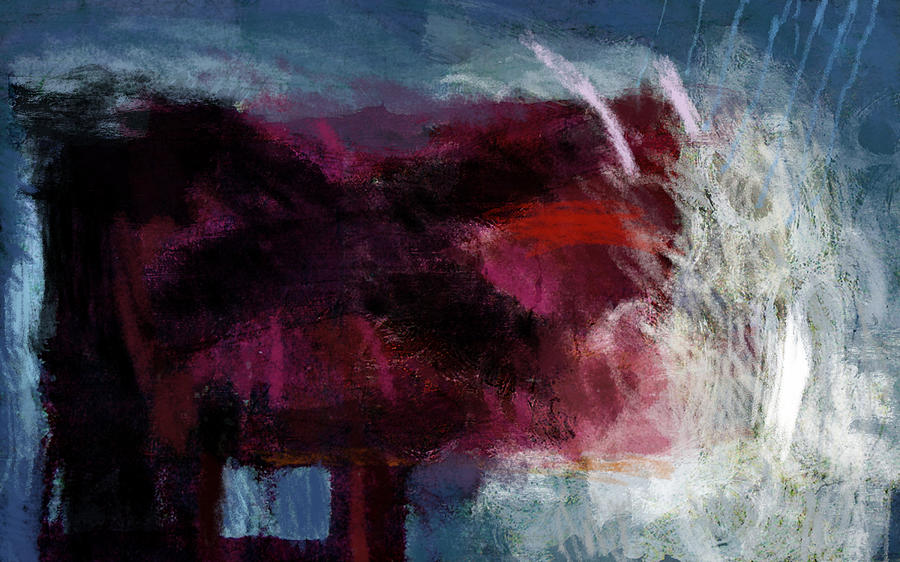 Maroon cross Painting by Jeremy Norton - Fine Art America