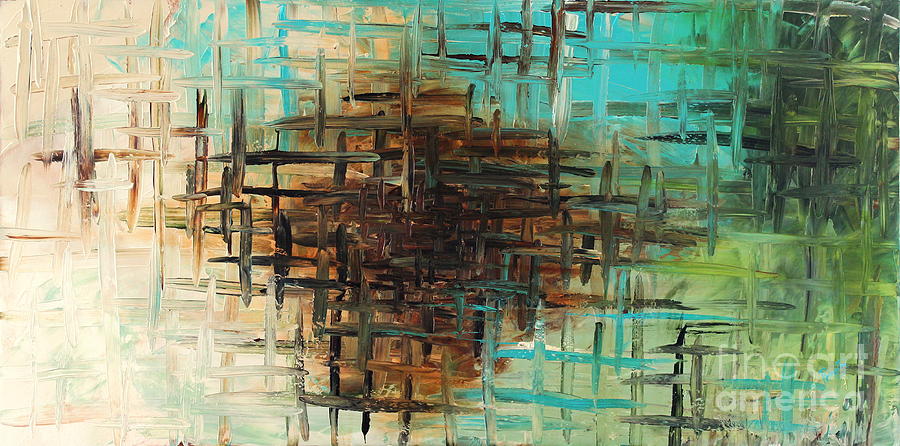 Matrix Abstract Painting by Preethi Mathialagan - Fine Art America