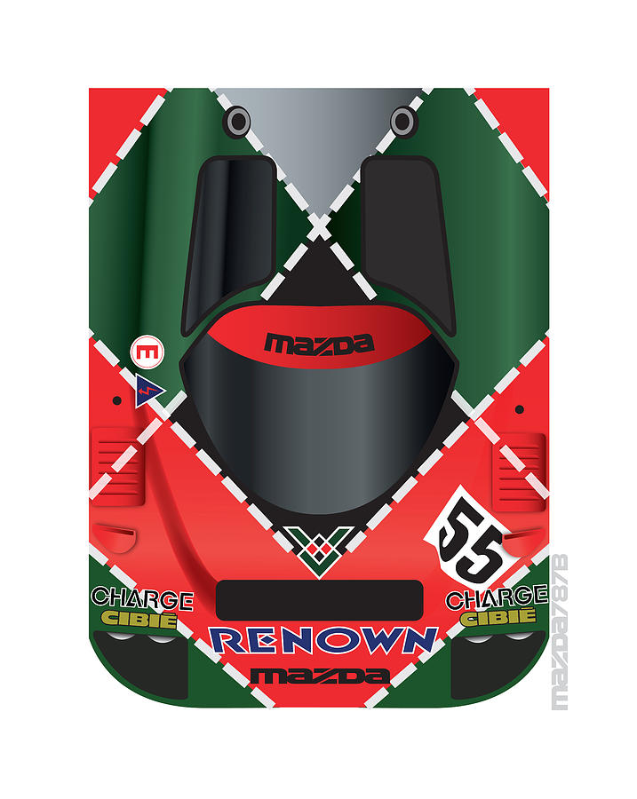 Mazda 787B Digital Art by Pmd Design | Fine Art America