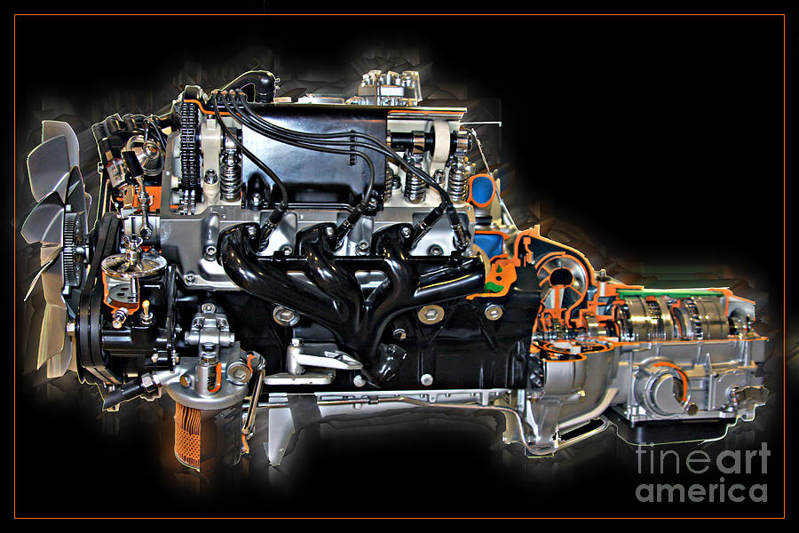 Mercedes Benz Engine Block Photograph by Tom Griffithe - Fine Art America