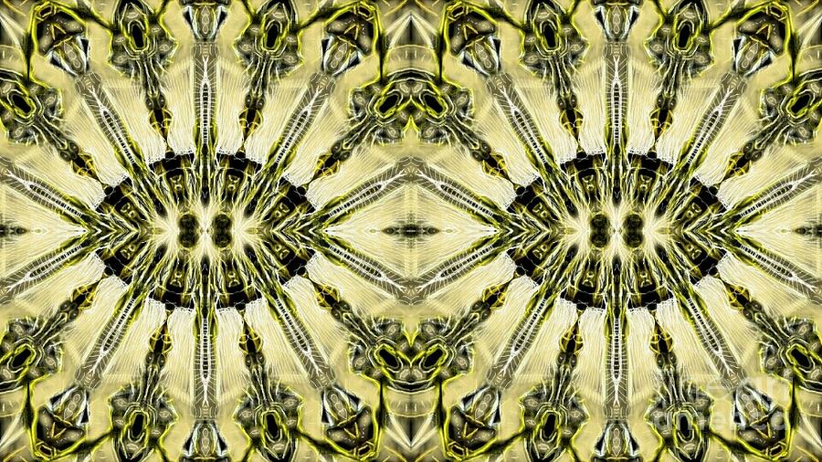 Merging Worlds Pattern Digital Art by Michael African Visions - Pixels