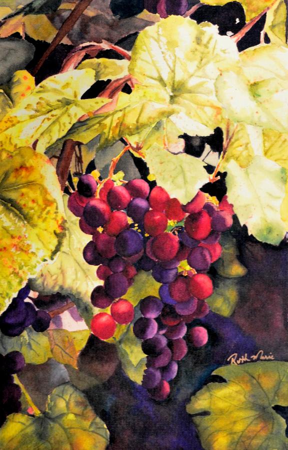 Merlot Painting by Ruth Marie Jepson - Fine Art America