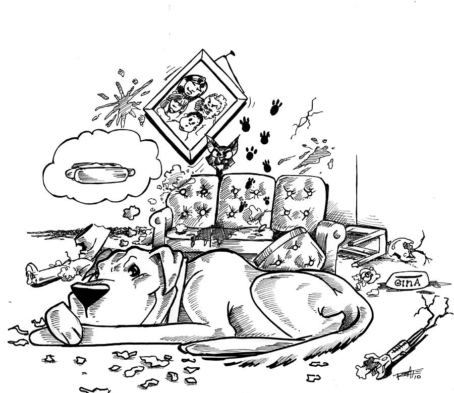 Mess Drawing by Big Mike Roate | Fine Art America