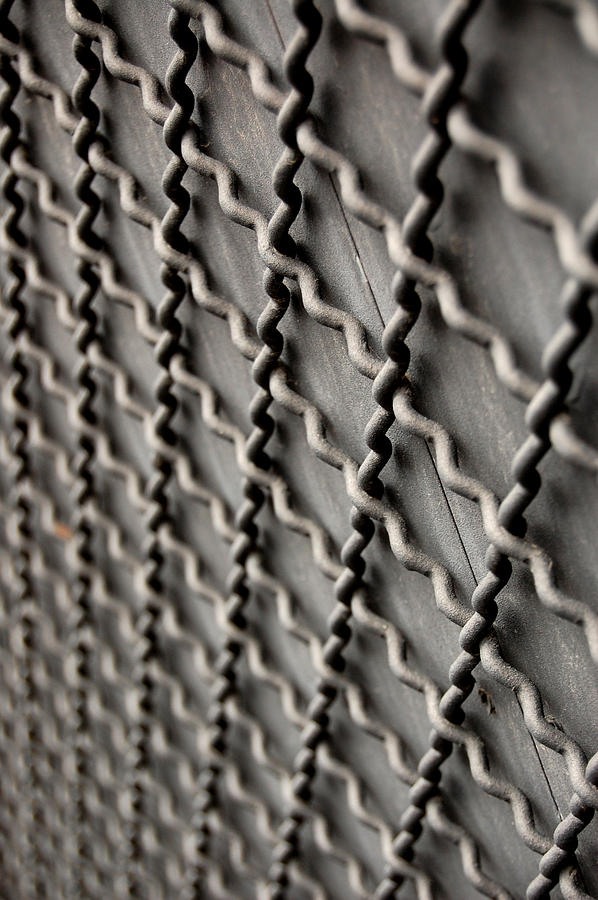 Metal Texture Forms Photograph by Gina Dsgn