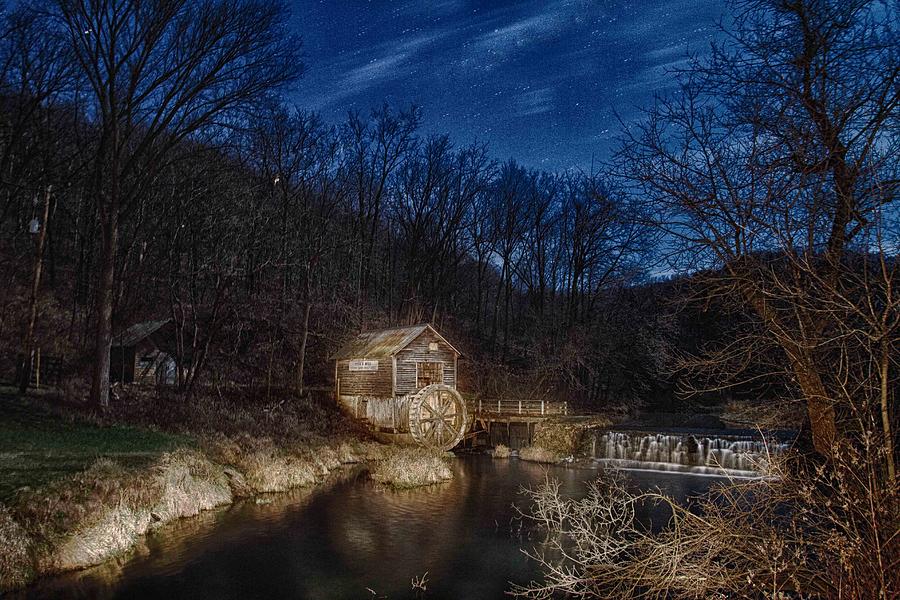 Midnight Mill Photograph by Jeff Ernst - Fine Art America