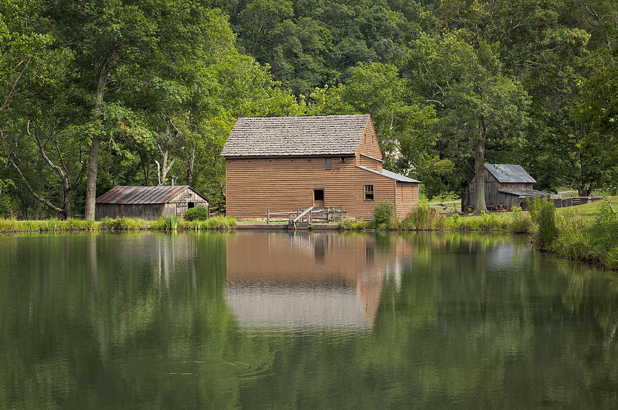 Millpond reflection Photograph by Mark Serfass - Fine Art America
