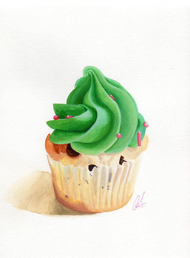 Mint Chip Painting by Celestrya Sweets - Fine Art America