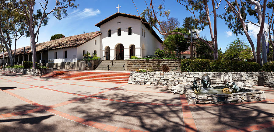Mission Santa Barbara Church Photograph by Panoramic Images - Fine Art ...