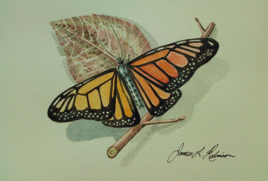 Monarch Study Painting by James Robinson | Pixels