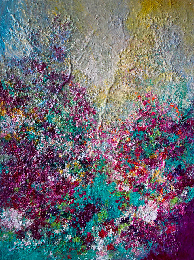 Monet's Garden Mixed Media by Kat Ebert | Fine Art America