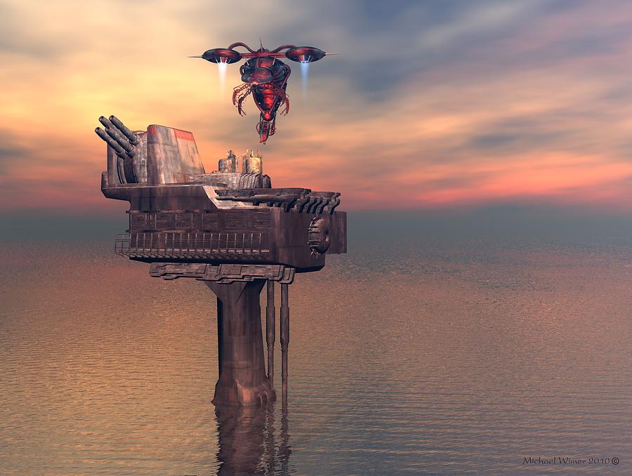 Monster Bug Droid Digital Art by Michael Wimer - Fine Art America