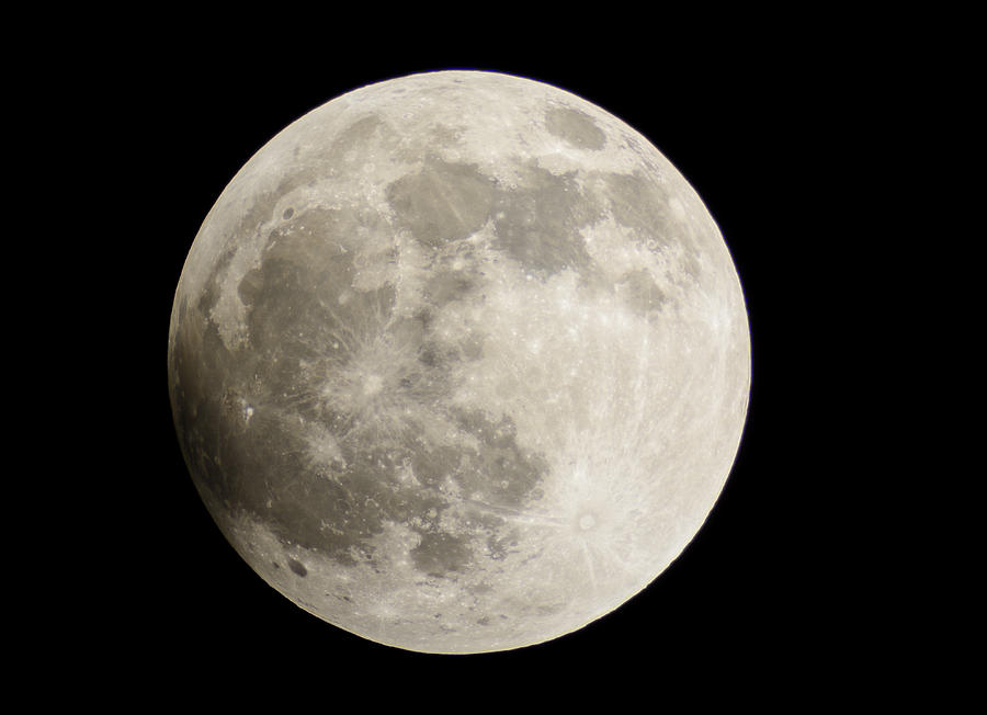 Moon before eclipse Photograph by David Reyes - Fine Art America